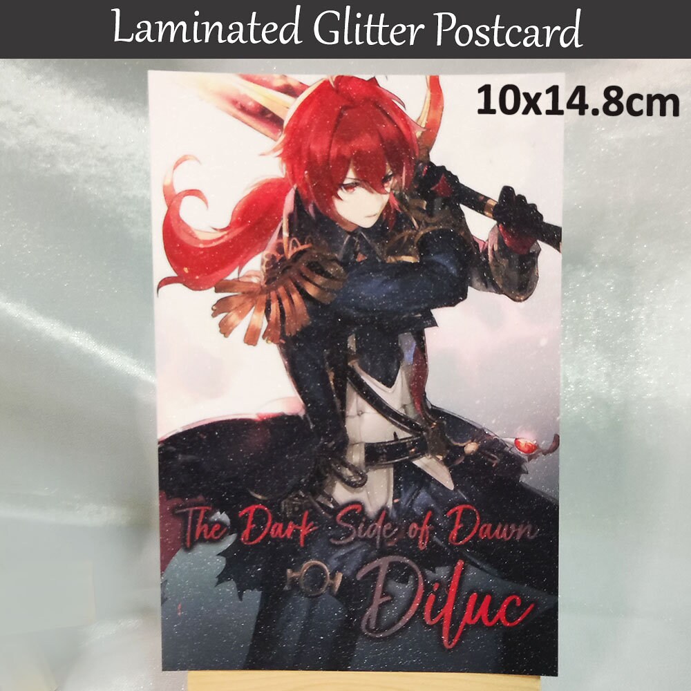 Genshin Impact Diluc Merch Set Genshin Diluc Gift Set Diluc - Etsy UK