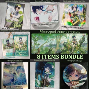 Genshin Impact Venti Merch Set Genshin Venti Gift Set Venti Genshin Art ...