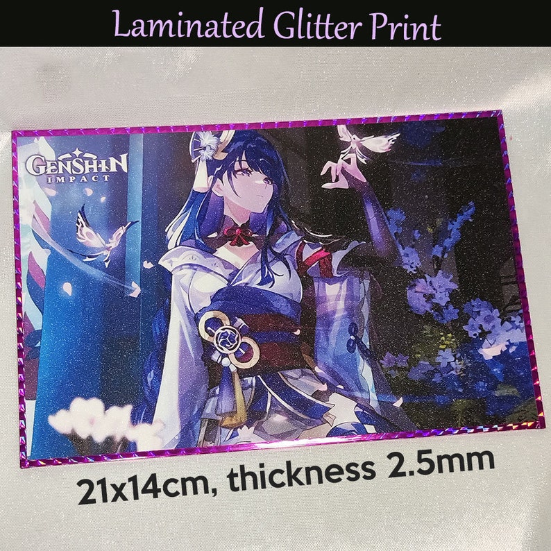 Genshin Impact Raiden Merch Set Genshin Raiden Gift Set Raiden Shogun ...