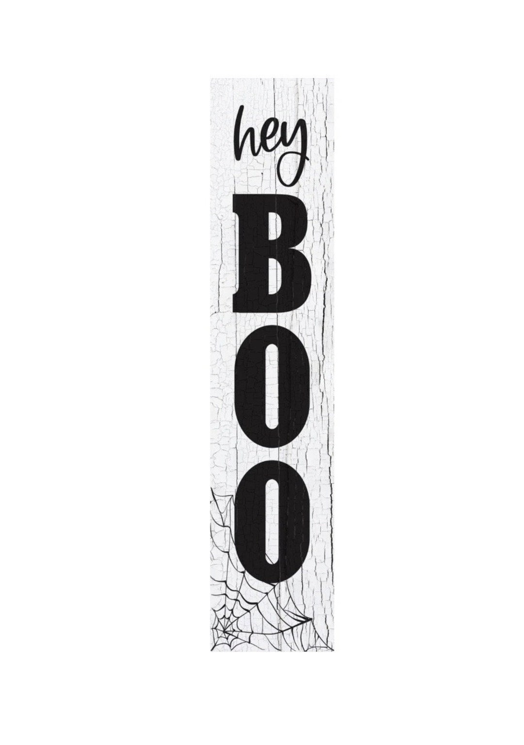 Hey Boo Halloween Front Porch Leaner - Etsy