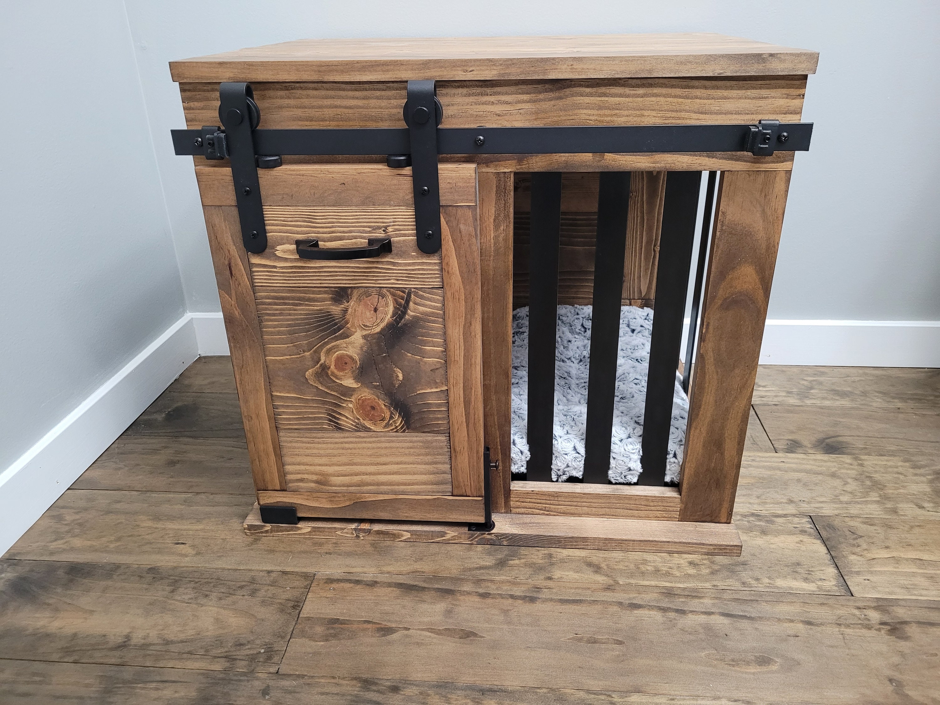 Custom Farmhouse Dog Crate - Etsy
