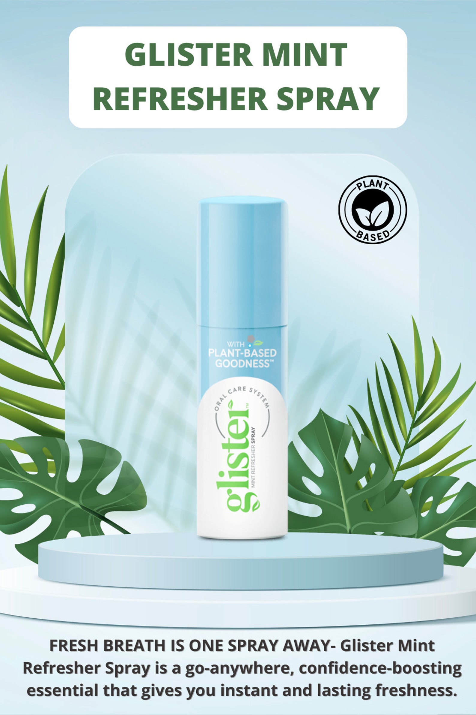 Glister Refresher Spray Clean Cool Breath on the Go - Etsy