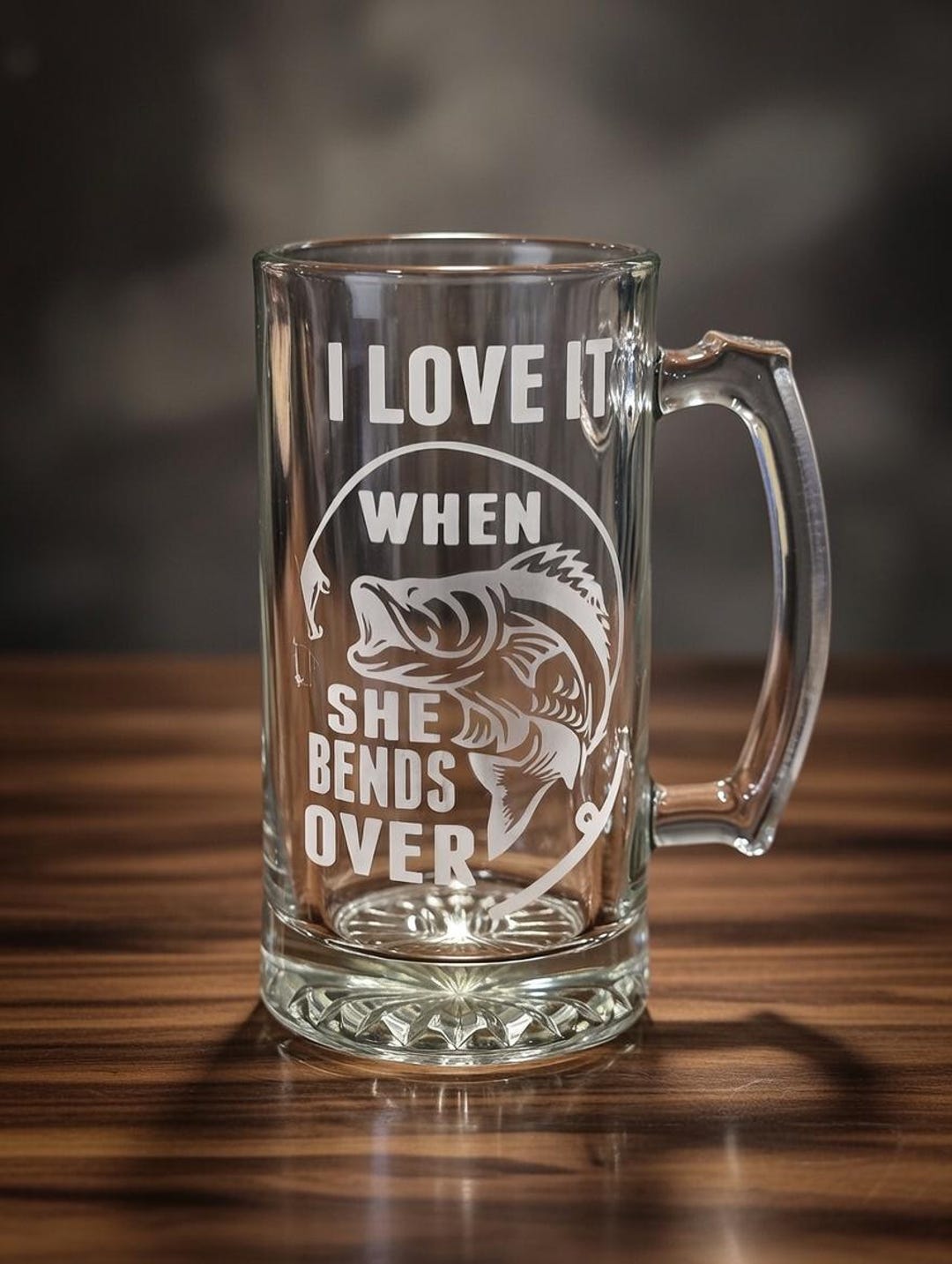 25 Oz Custom Etched Beer Mug / Float Mug - Commercial Grade Glass - Etsy