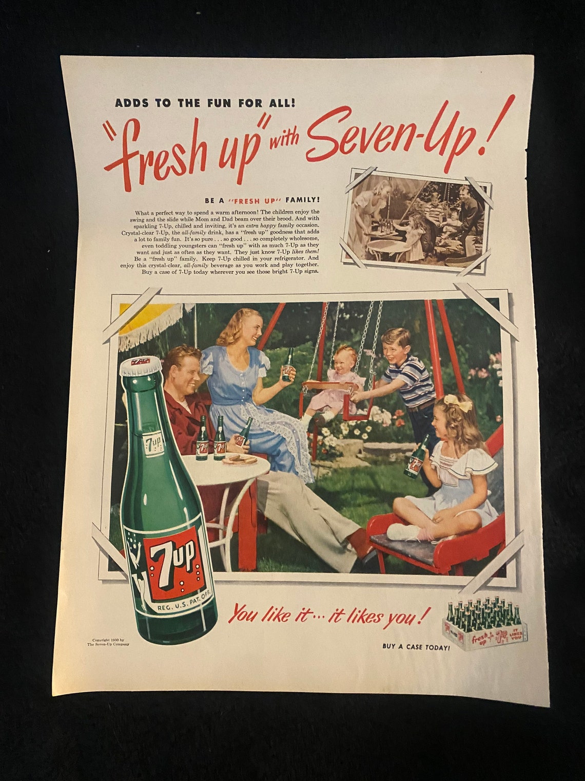 Vintage 7up Magazine Ads Lot of 7 | Etsy