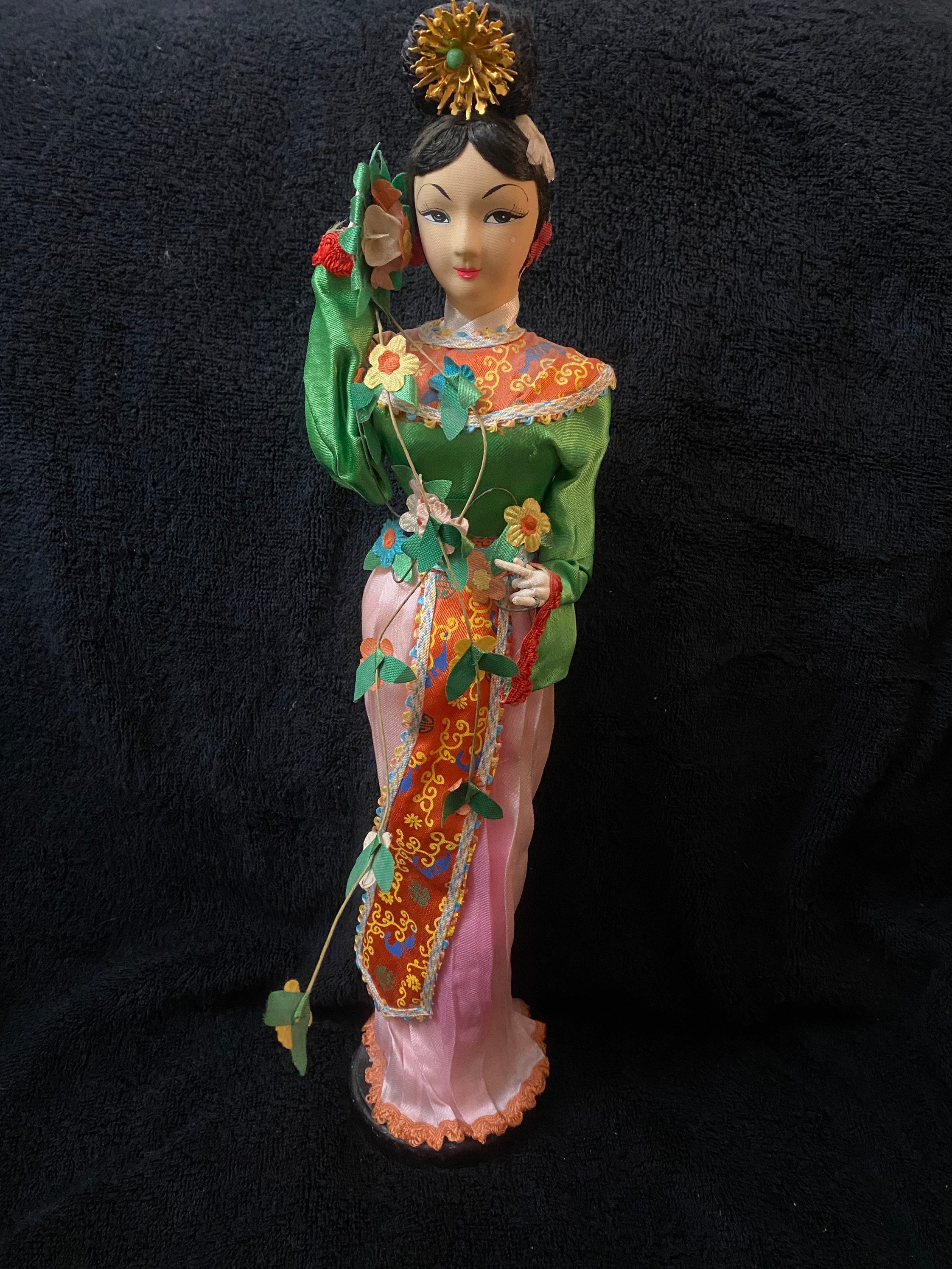 Vintage Souvenir Taiwan Traditional Doll 16 - Etsy
