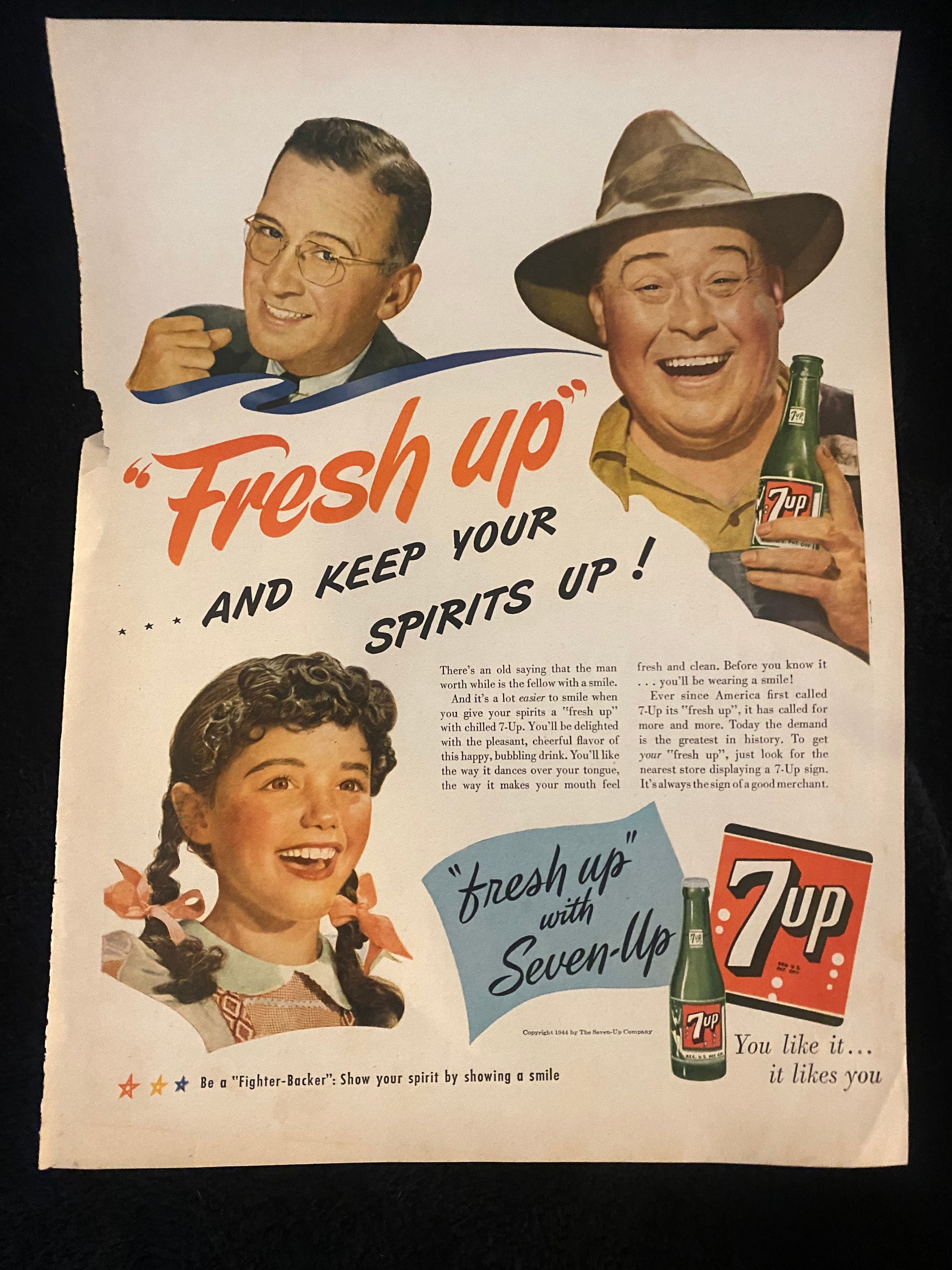 Vintage 7up Magazine Ads - Lot of (7) - Etsy