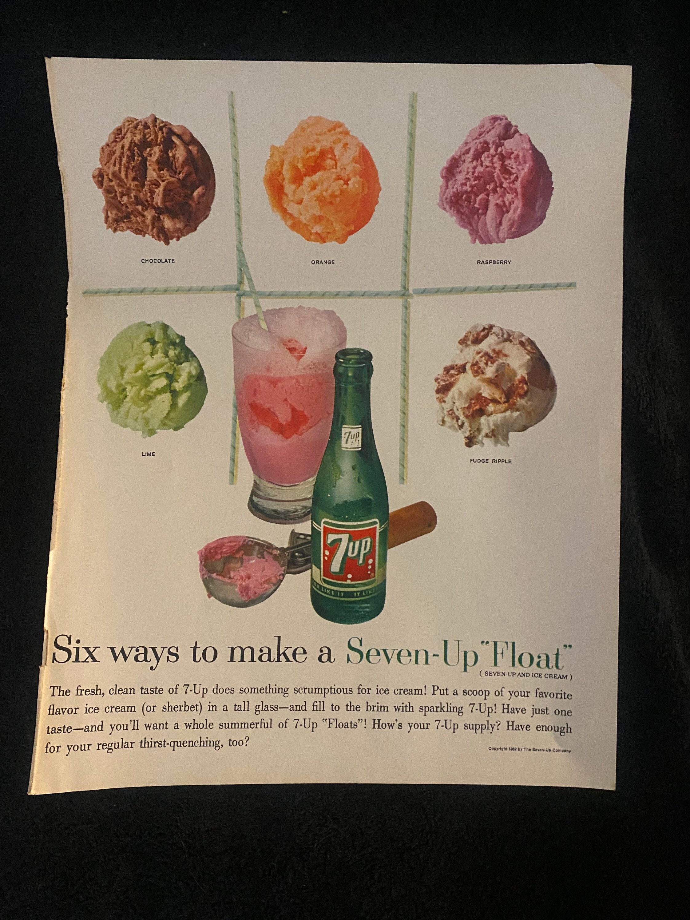 Vintage 7up Magazine Ads Lot of 7 - Etsy