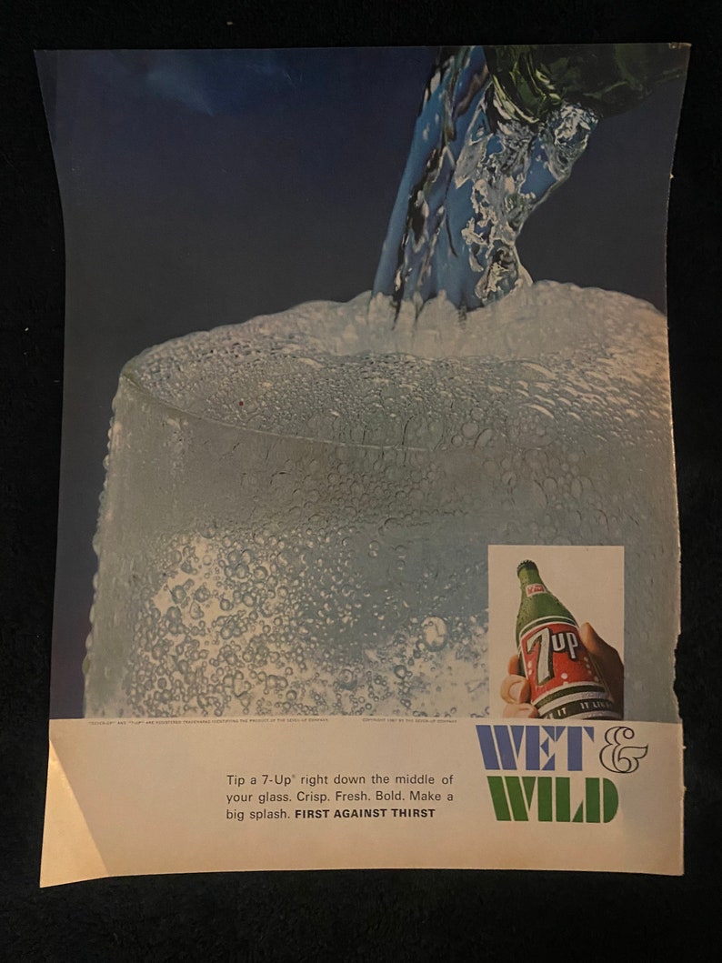 Vintage 7up Magazine Ads - Lot of (7) - Etsy