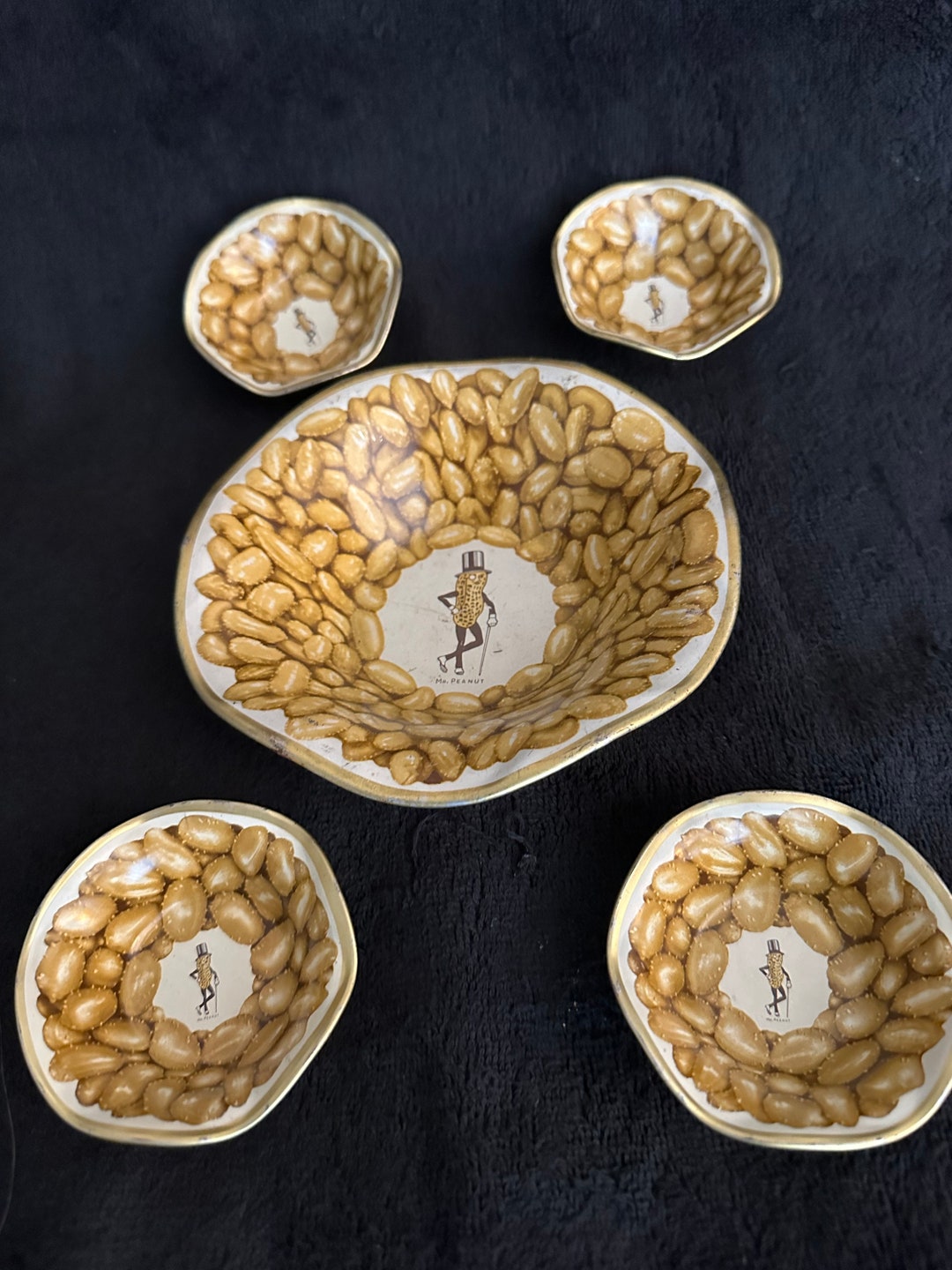 Vintage Planters Peanuts Serving Set - Etsy