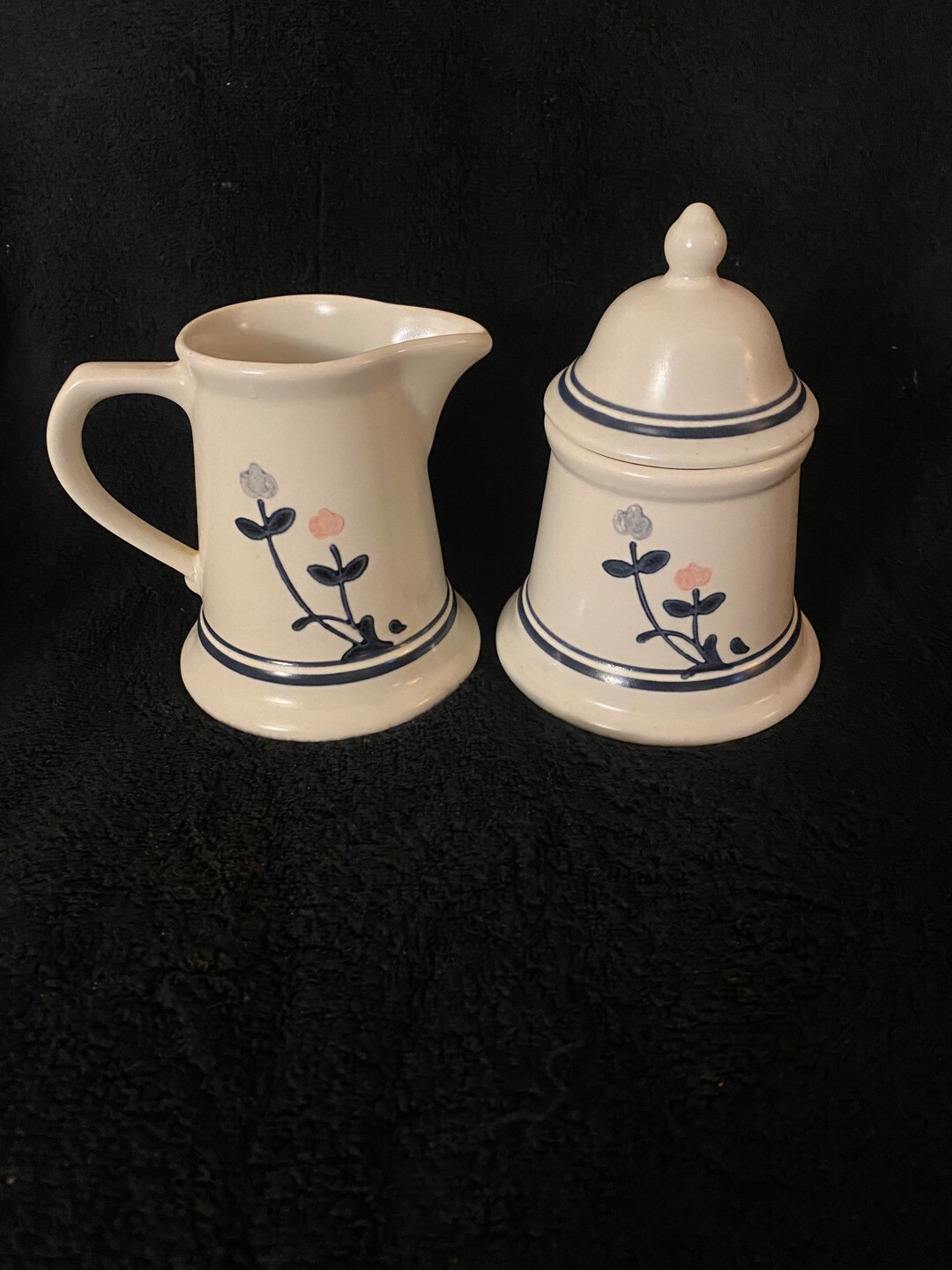 Pfaltzgraff “windsong” Creamer and Sugar Pair - Etsy