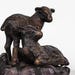 ANTIQUE Moody 1920s Bronze Lamb Sheep Sculpture Figurine With Velvet ...