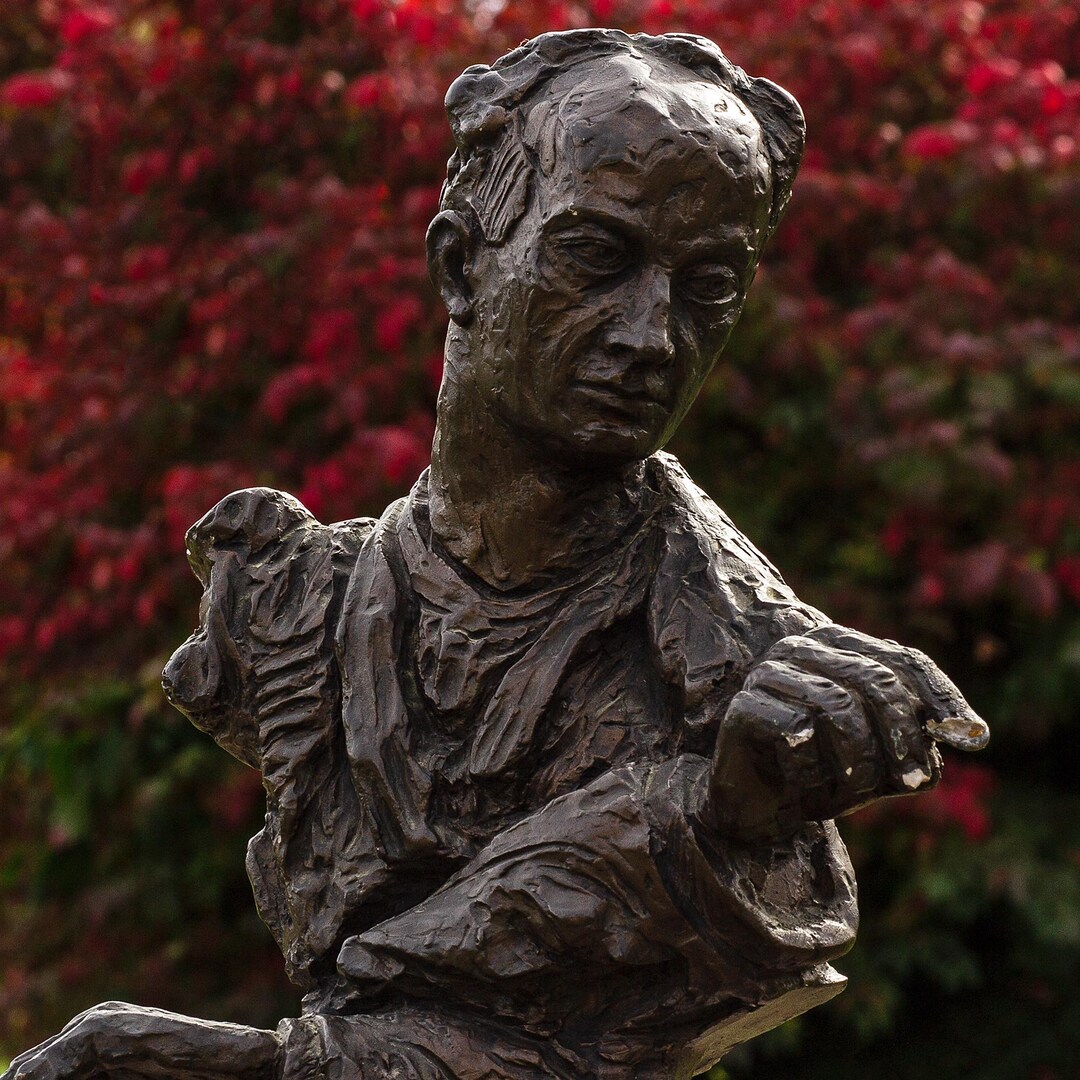 VINTAGE - Rare Brutalist Bust Musician Sculpture of Philharmonic ...