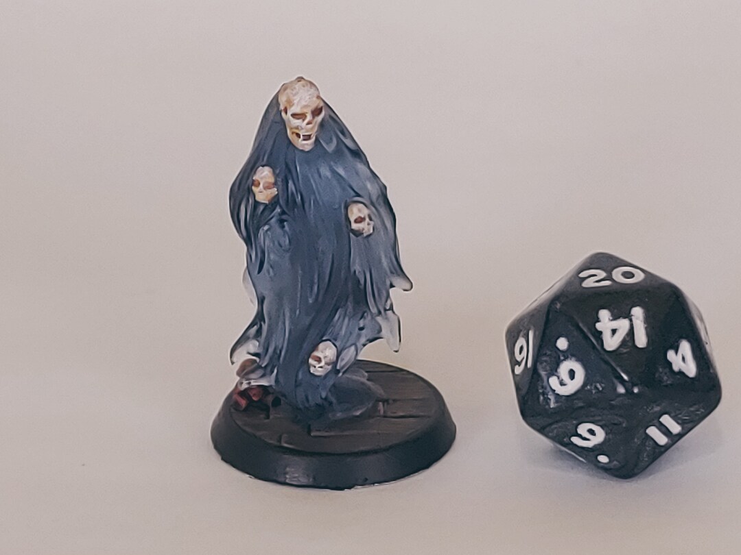 Lone Ghost• Tabletop Fantasy Miniature • 3D Resin Printed 32mm • Gaming ...