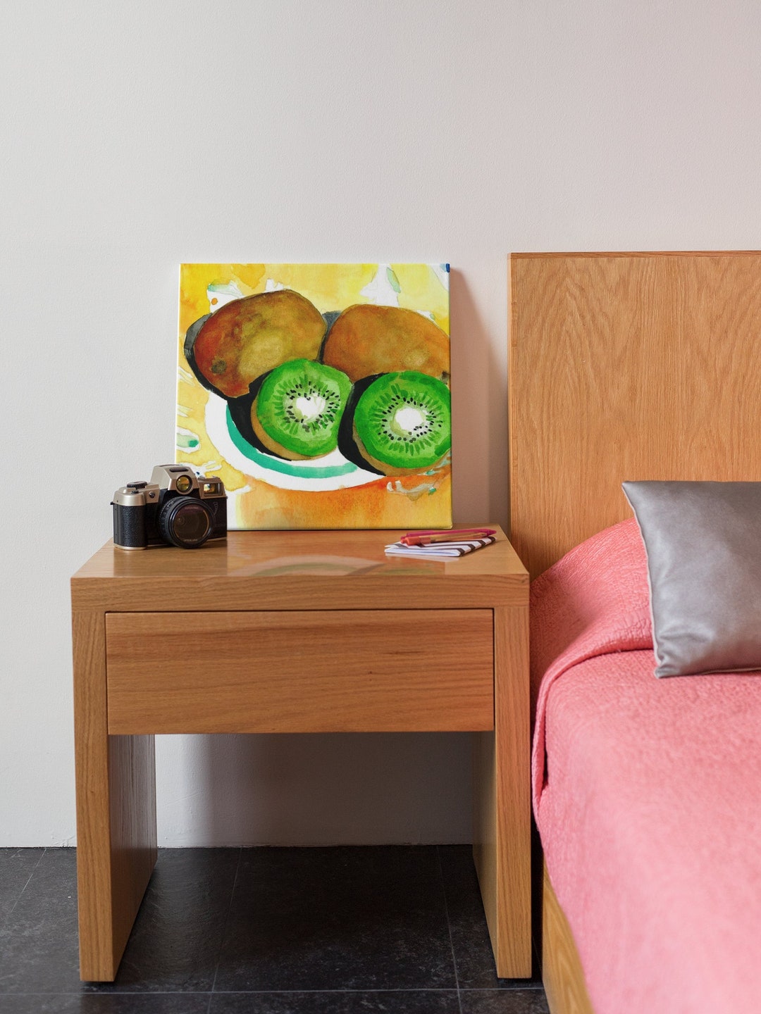 Kiwi Art Print, Kiwi Watercolor Art, Kiwi Fruit Wall Art, Fruit ...