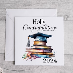 Personalised Graduation 2024 Card for School Leavers and Students - Etsy