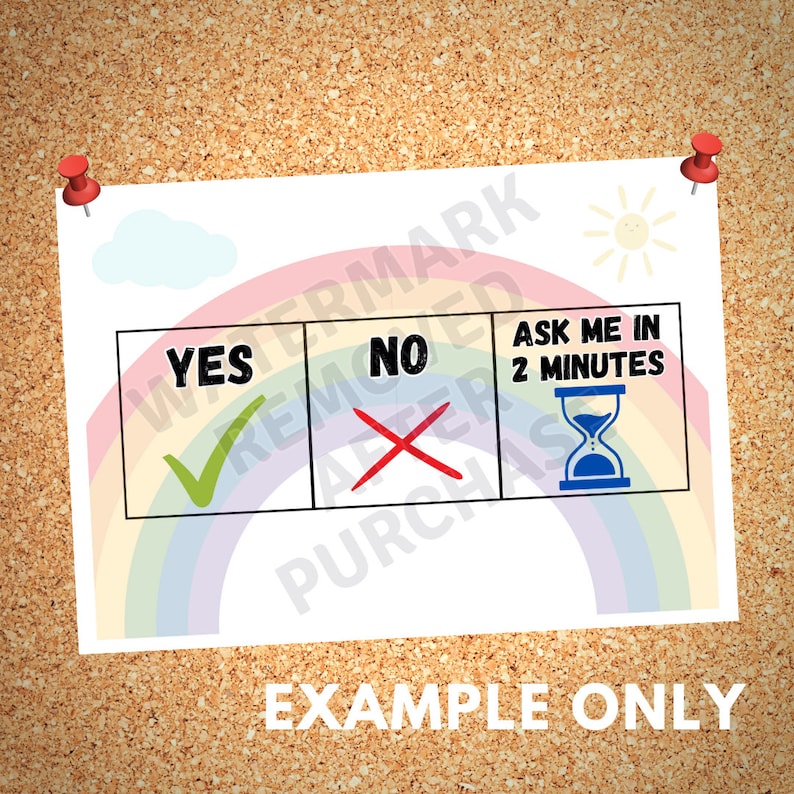 Simple Print at Home Communication Board - Autism and SEN Friendly - Etsy