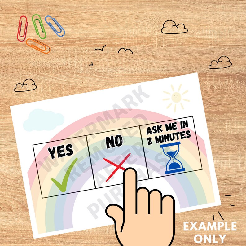 Simple Print at Home Communication Board - Autism and SEN Friendly - Etsy