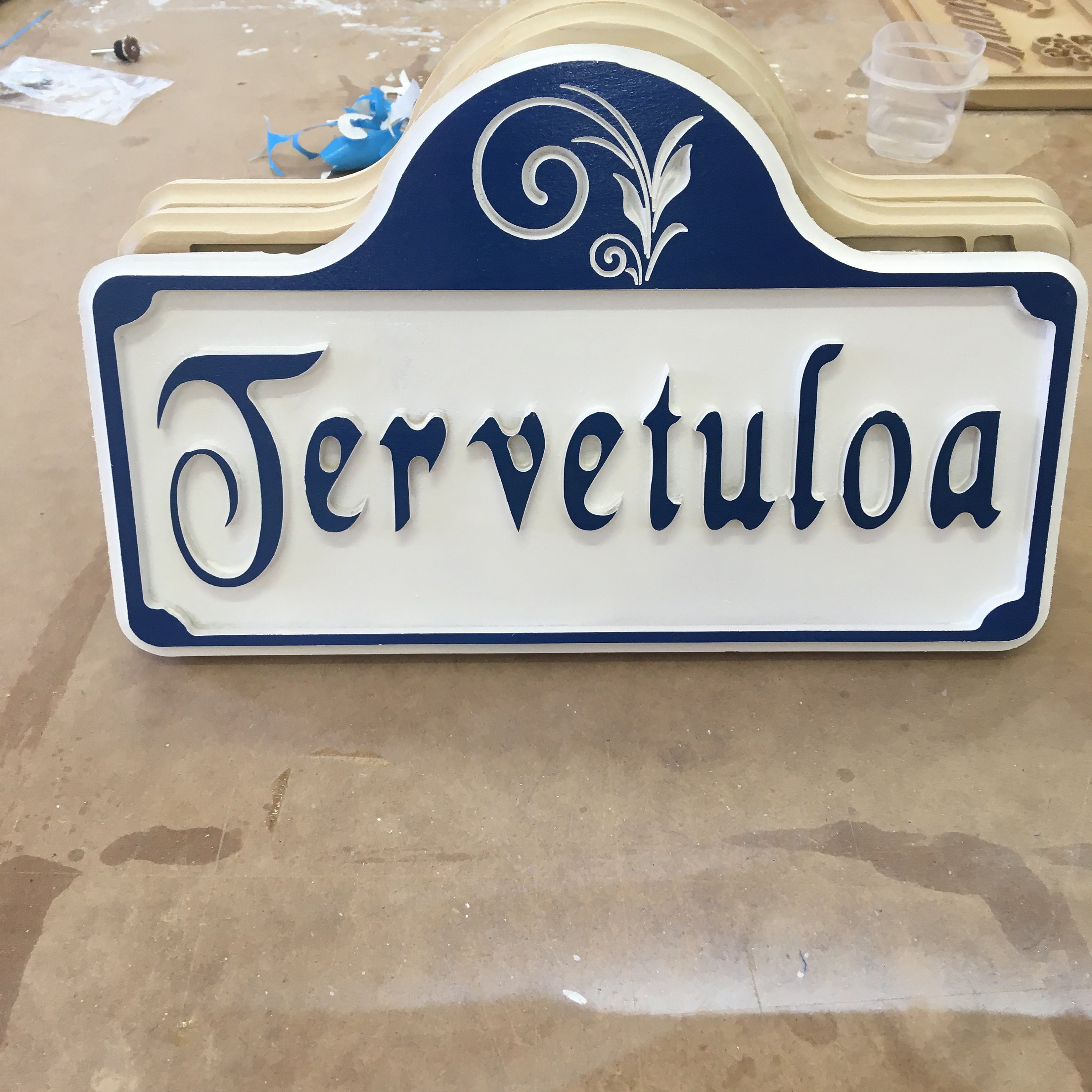 Finnish Welcome Sign “tervetuloa” - Etsy