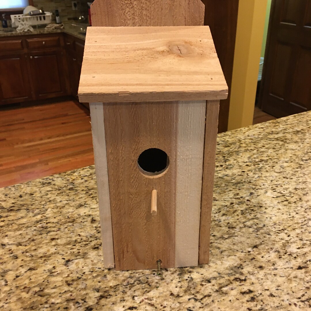 Handmade Bluebird Cedar Bird House - Etsy