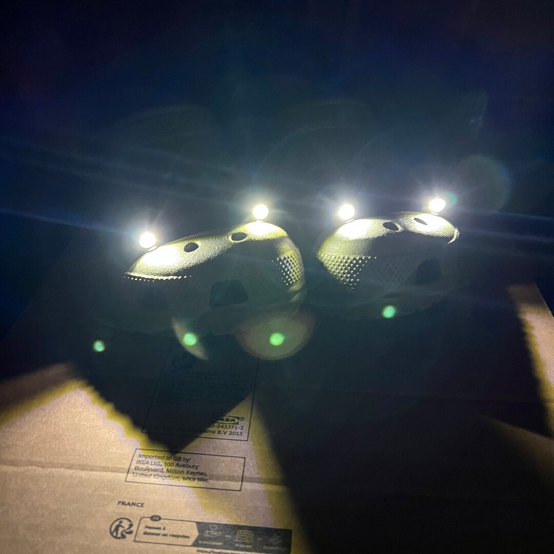 Croc Headlights LED Torch Lights Black - Etsy UK