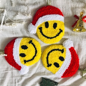 Xmas Decoration, Smiley Face Christmas Hat, Christmas Gifts, Emoji ...