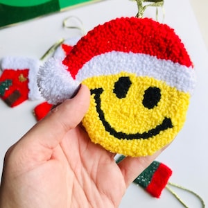 Xmas Decoration, Smiley Face Christmas Hat, Christmas Gifts, Emoji ...