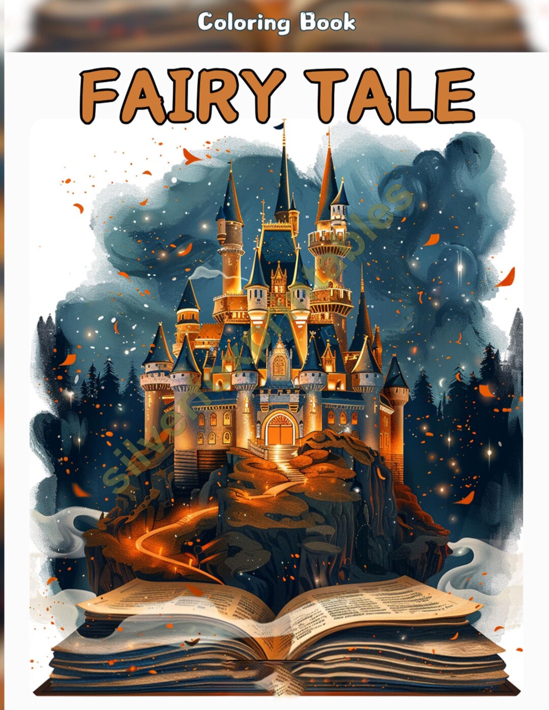 FT0005 Secret Castles Coloring Pages, Printable PDF Adults Kids ...