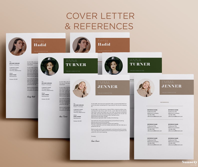 Resume Template Bundle Microsoft Word With Cover Letter Simple Resume ...