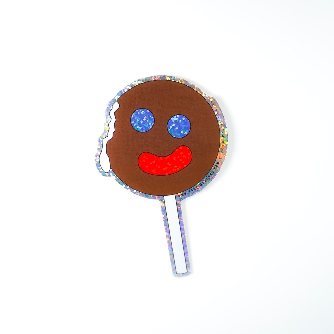 Paleta Payaso 4" Holographic Sticker, Candy, Inspired, Chocolate ...