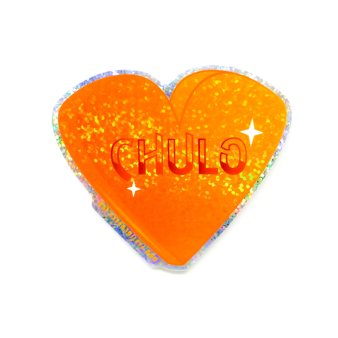Chulo Y Chula 3 Holographic Sticker, Candy, Valentines Day Inspired ...