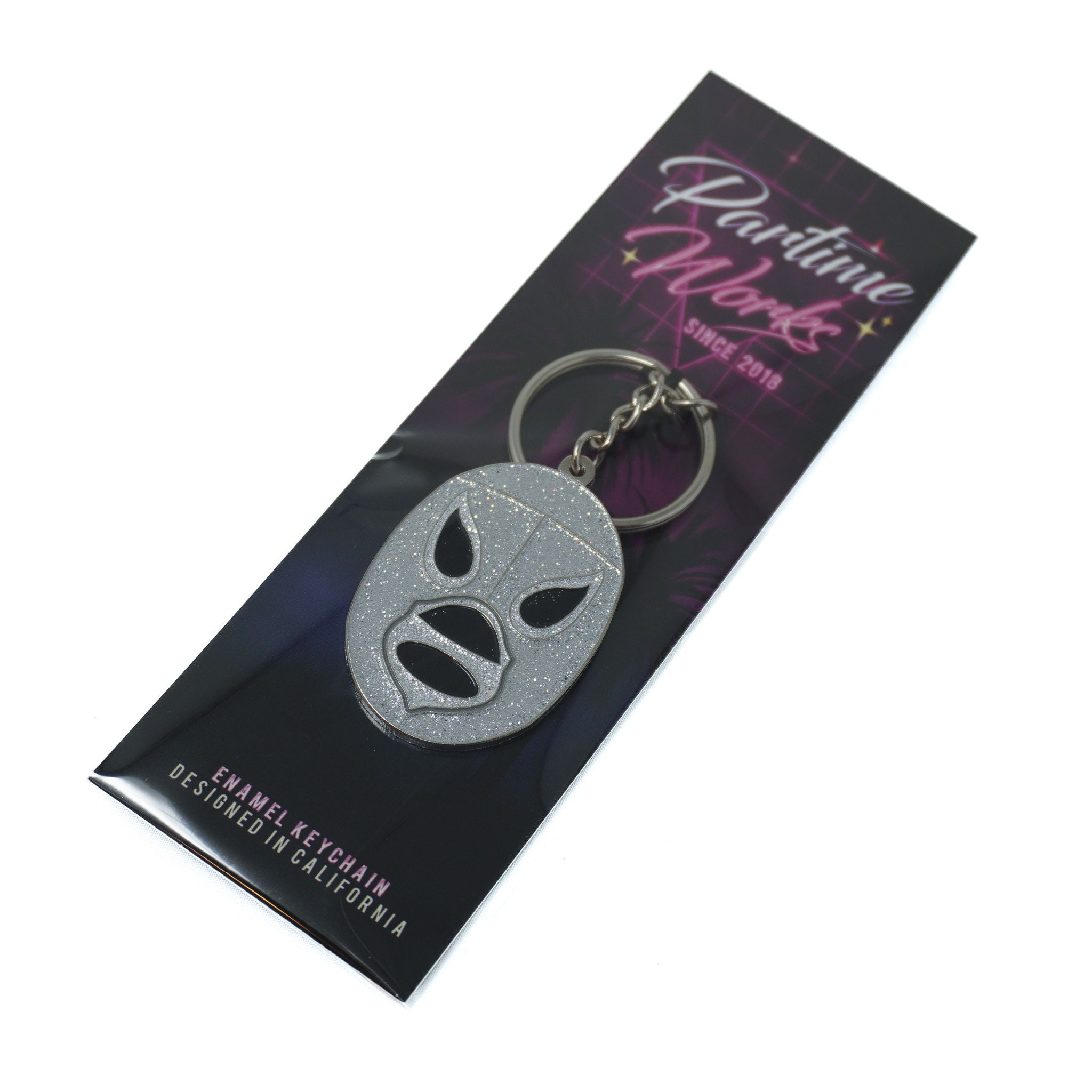 El Santo, Mexican Macho Luchador Libre Keychain, Mucha Lucha, Inspired ...