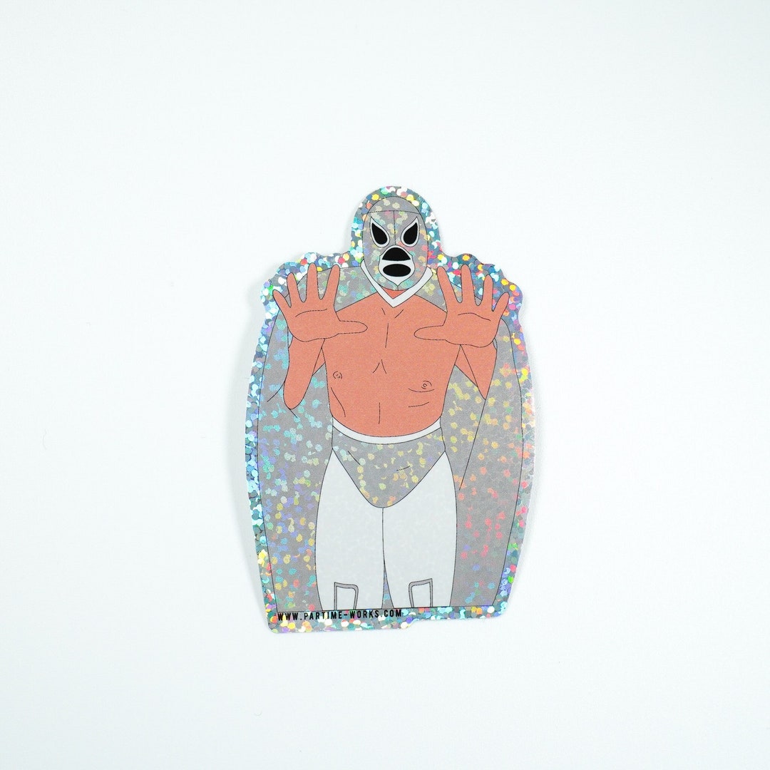 El Santo 3 Holographic Sticker mucha Lucha El Santo - Etsy