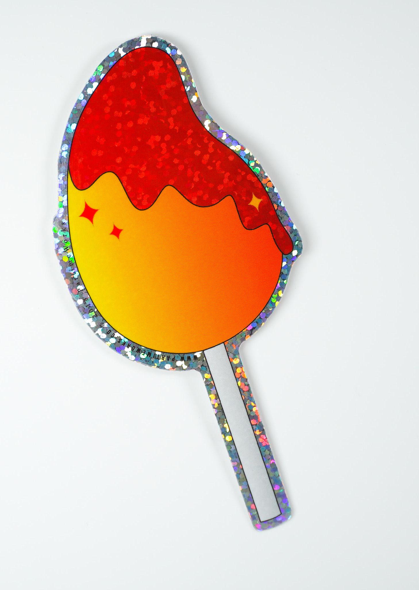 Paleta Mango 4" Holographic Sticker, Candy, Inspired, Love Candy, Mango ...