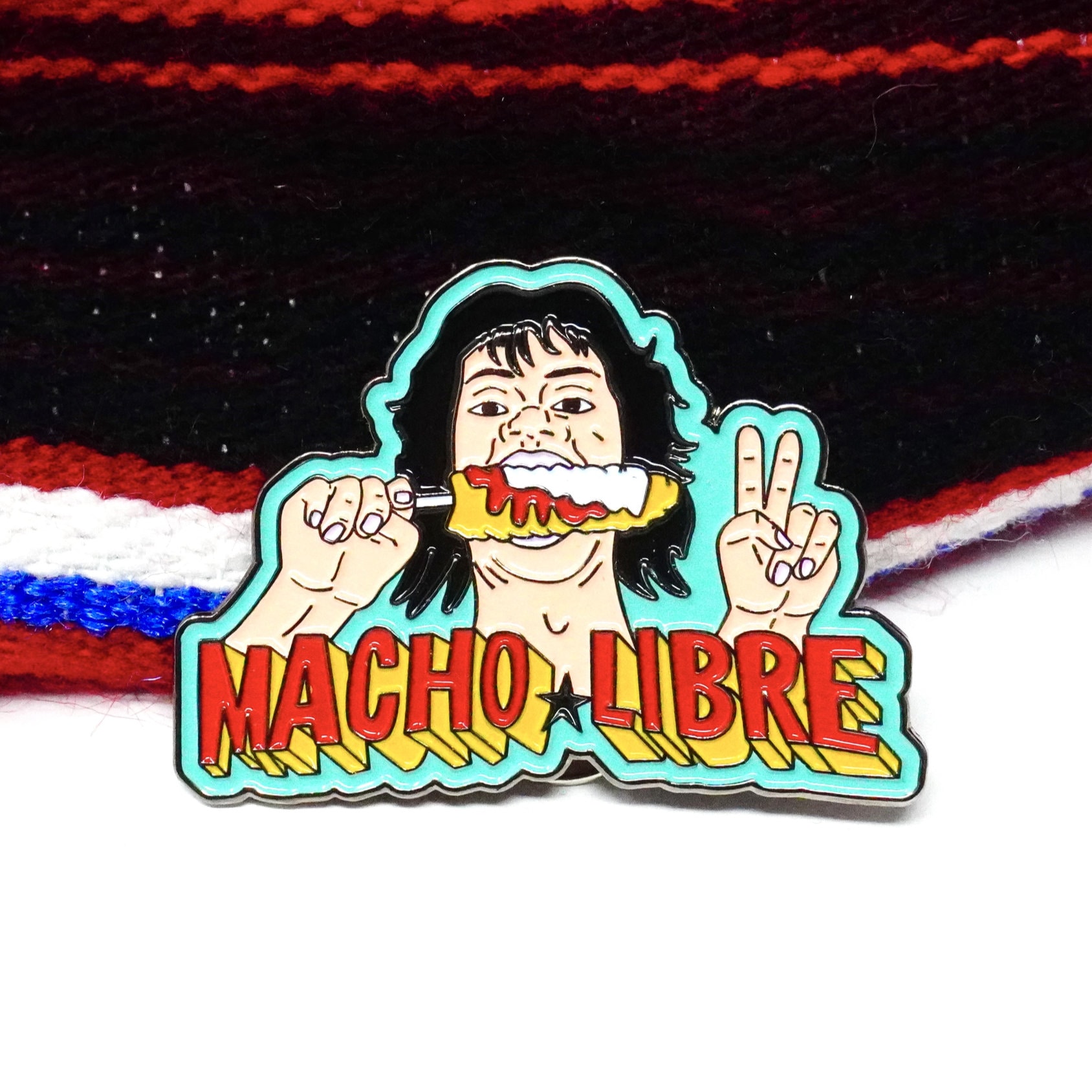 El Nacho Libre Parody Pin Gift Elote | Etsy