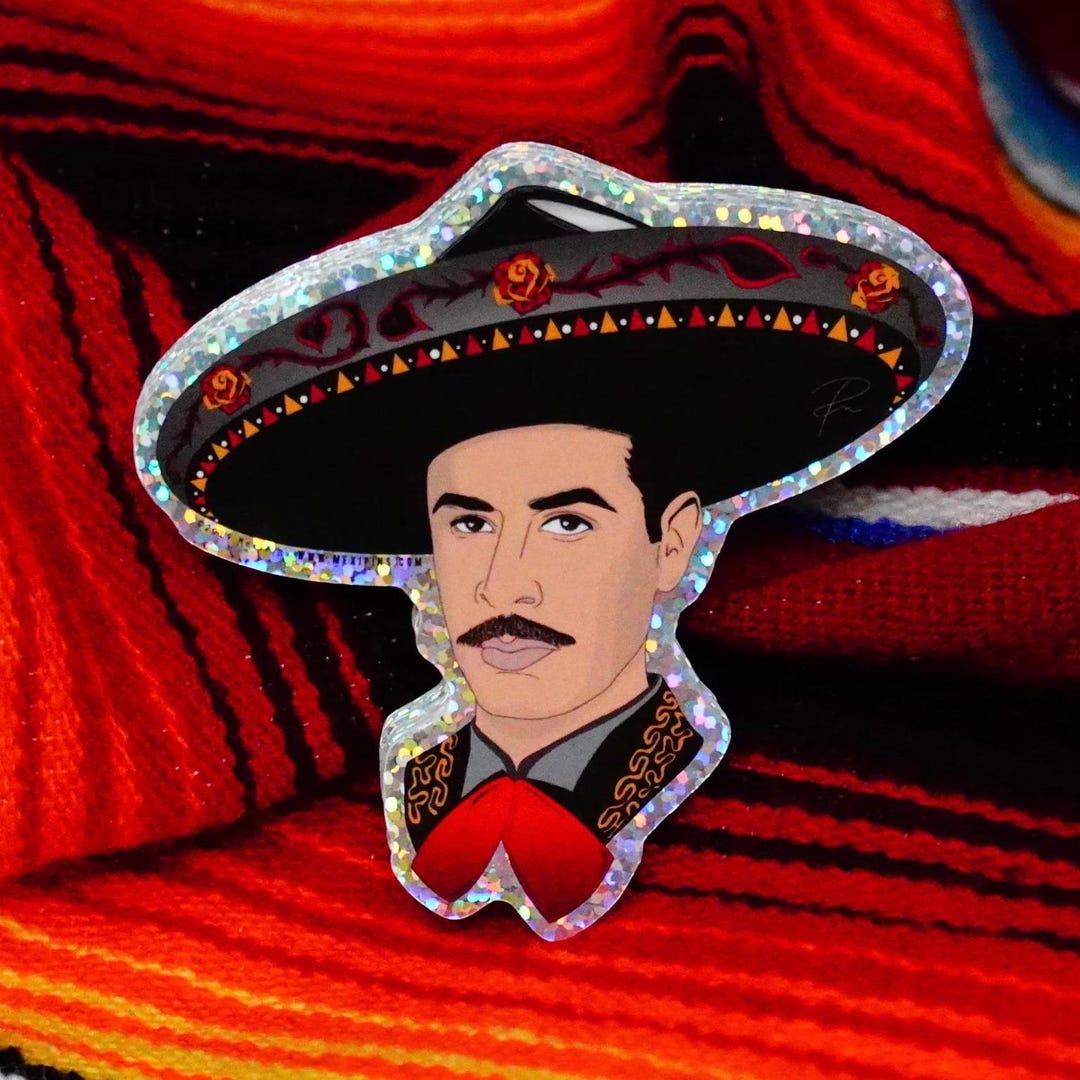 Pedro Infante 3" Holographic Sticker, Mexican, Latino, Singer - Etsy