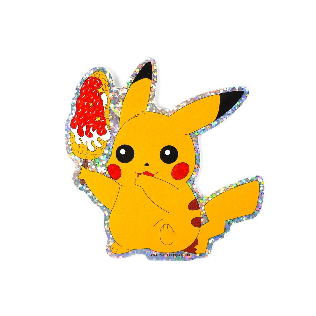 El Pika Pika Elote 3" Holographic Sticker, Latino Inspired, Elote ...
