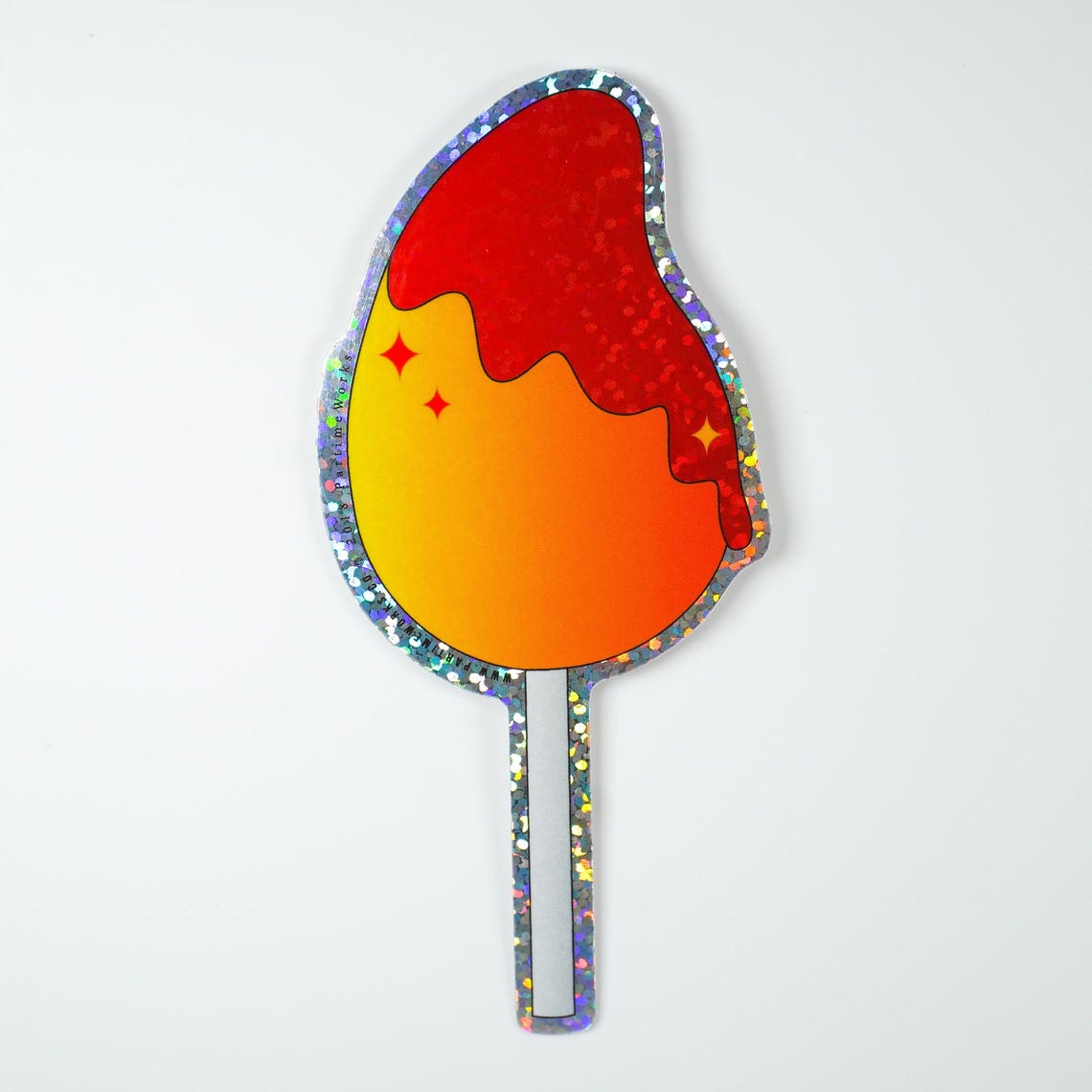 Paleta Mango 4" Holographic Sticker, Candy, Inspired, Love Candy, Mango ...
