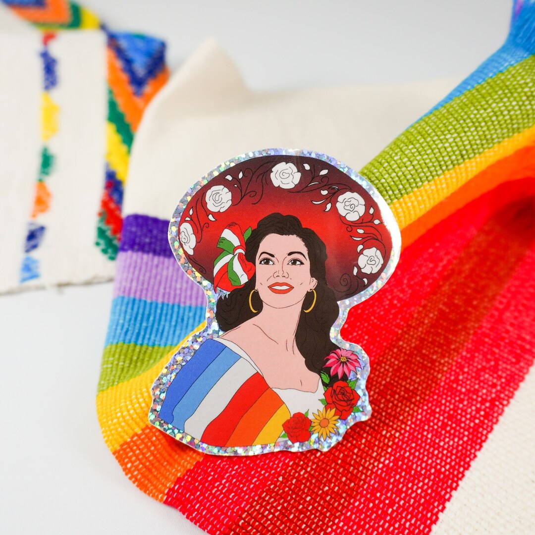 La Mexicana 3" Holographic Sticker, Mexican, Latina Sticker - Etsy