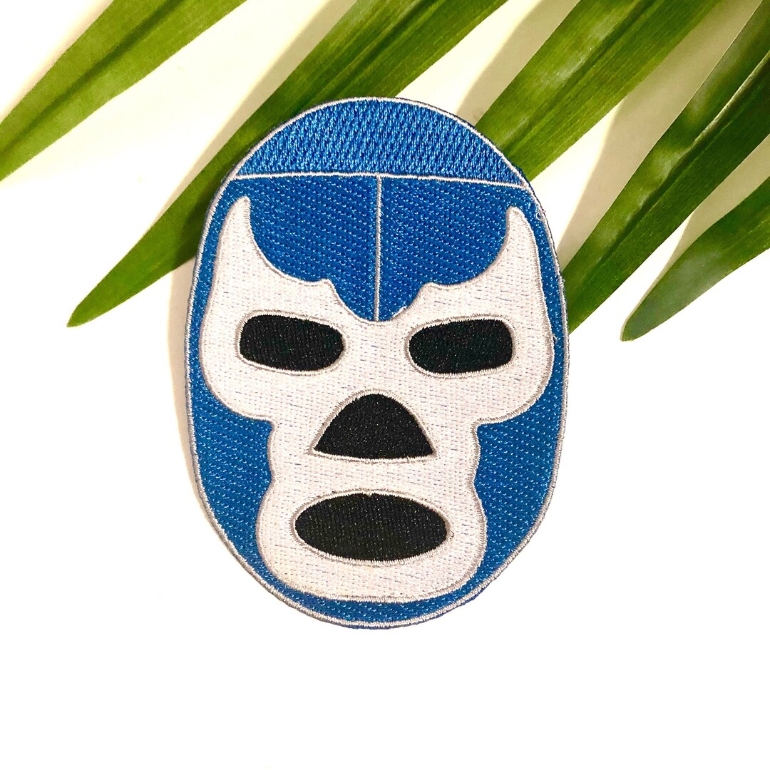 Blue Demon Iron on Patch, Luchador, Gift, Mucha Lucha - Etsy