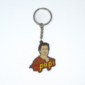 Pedro Pascal Inspired Parody Car Keychain, Gift, Latino, Chileno, Chile ...