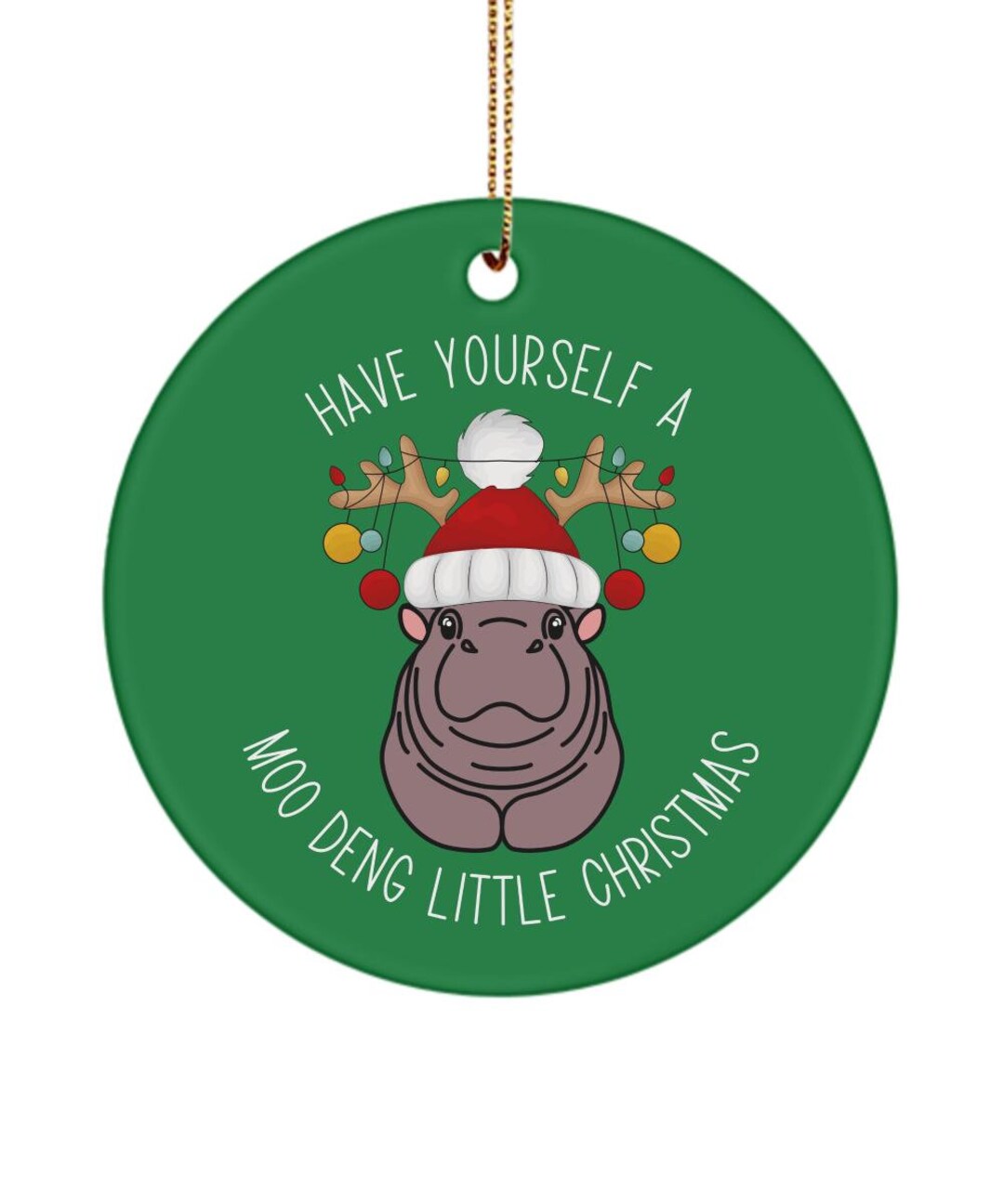 Moo Deng, Moodeng, Moo Deng Ornament, Moo Deng Merch, Moo Deng ...