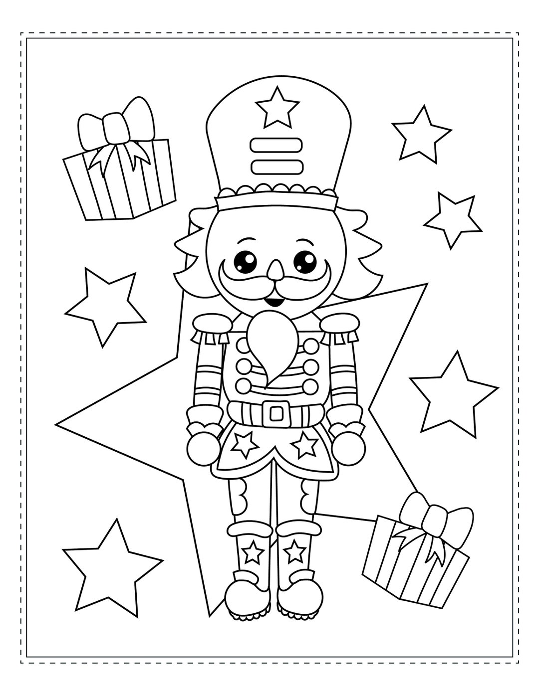 Nutcracker Coloring Book - Digital Download Coloring Pages - Etsy