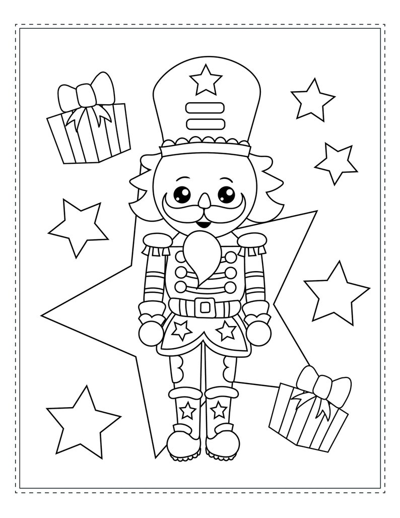 Nutcracker Coloring Book - Digital Download Coloring Pages - Etsy