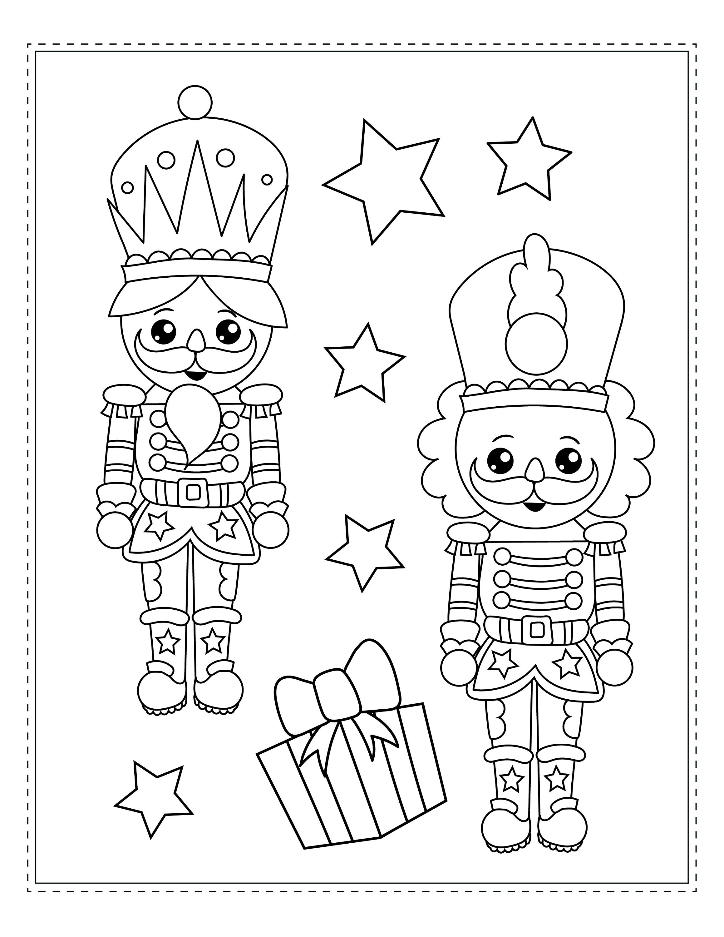 Nutcracker Coloring Book - Digital Download Coloring Pages - Etsy
