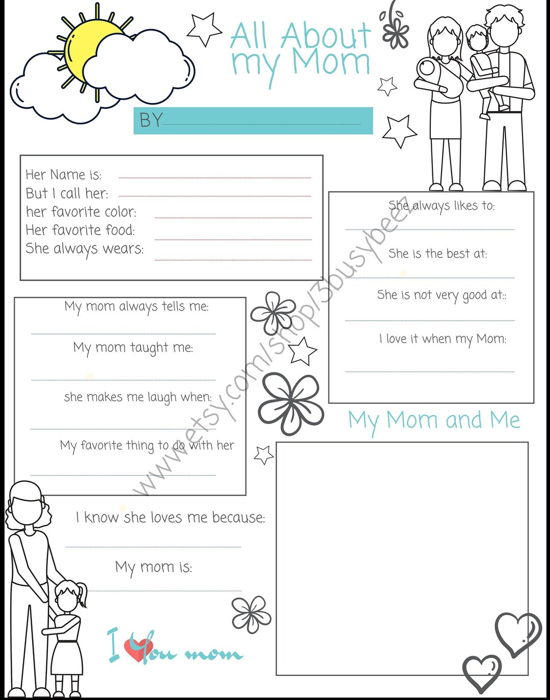 All About Mom, Mom Questionnaire, Mom Question, Mom Interview, Mom From ...