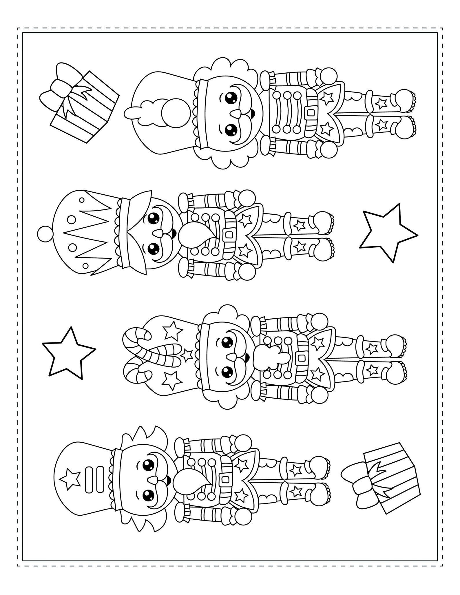 Nutcracker Coloring Book - Digital Download Coloring Pages - Etsy