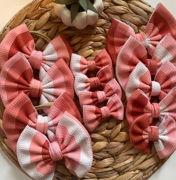 Fall Stripes Bow - Etsy