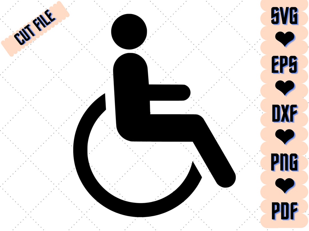 Wheelchair Svg Wheel Chair Svg Wheelchair Sign Svg Wheelchair Access ...