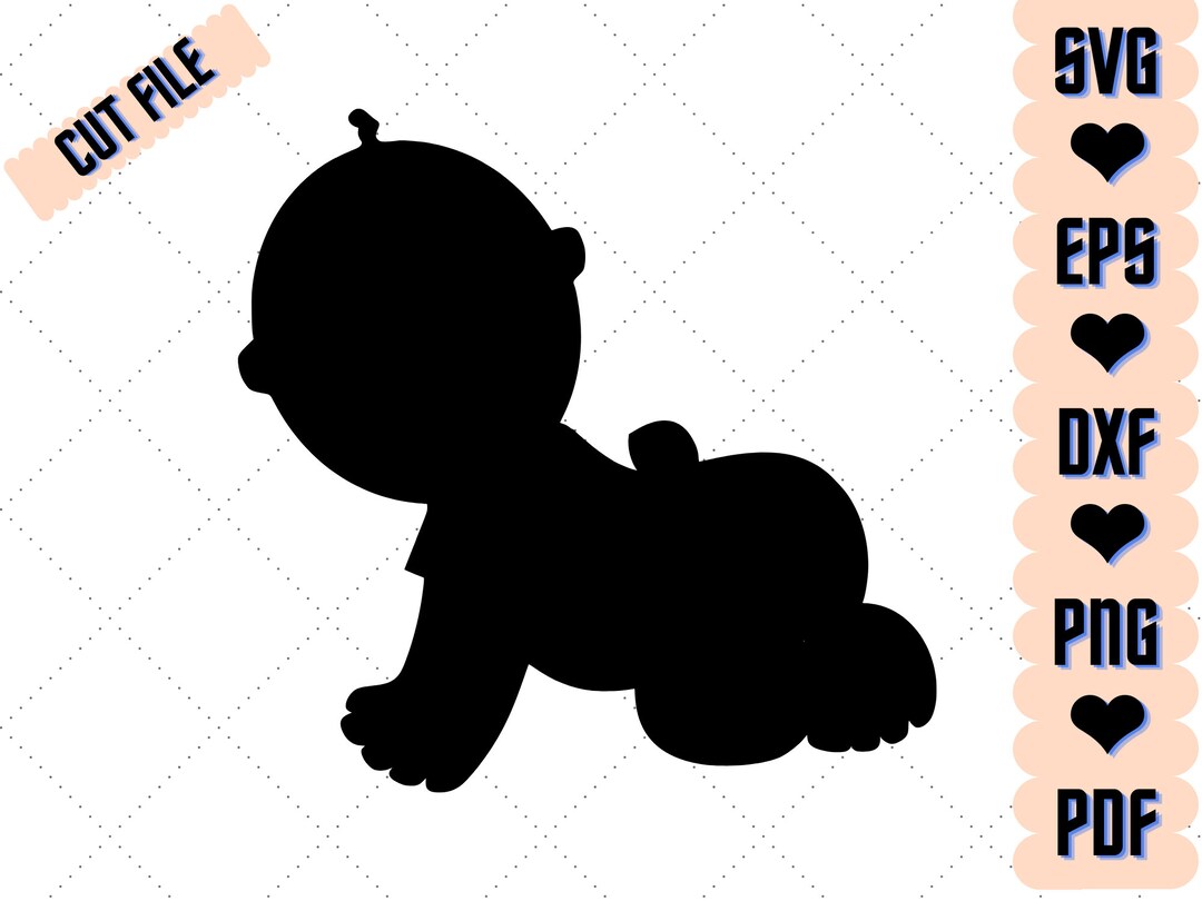 Baby Svg,cute Baby Svg,instant Download,svg, PNG, EPS, Dxf, Eps Pdf ...