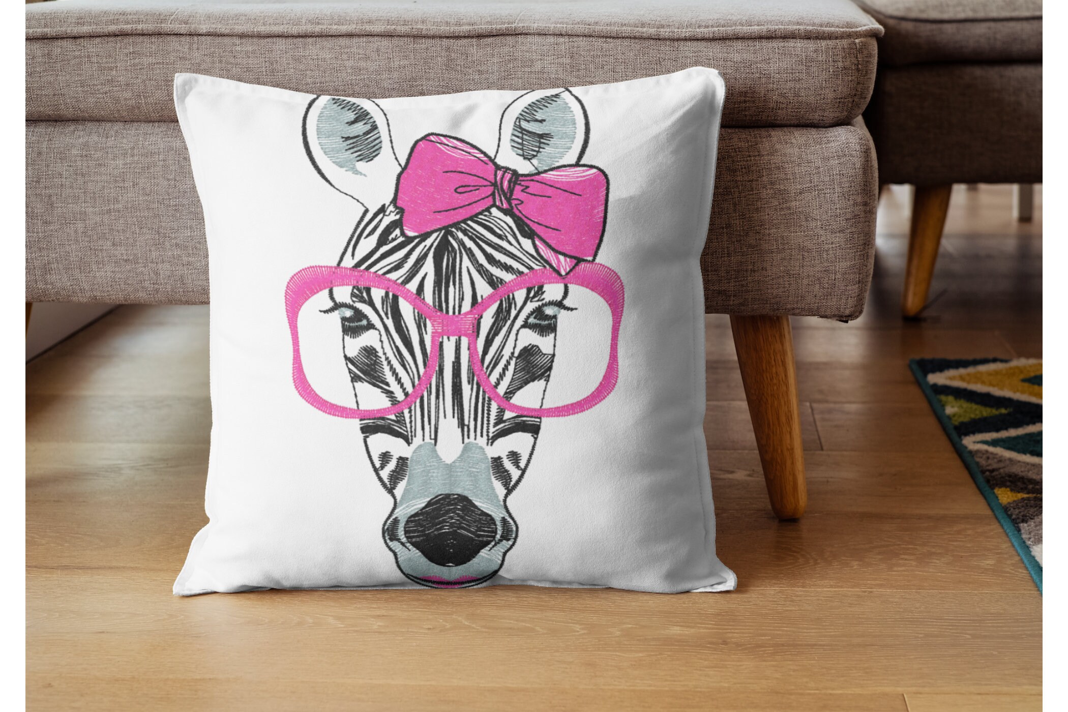 Hipster Zebra, Easy Machine Embroidery, Digital File - Etsy
